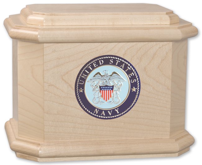 Boxwood Military Cremation Urn 200 Cubic Inches